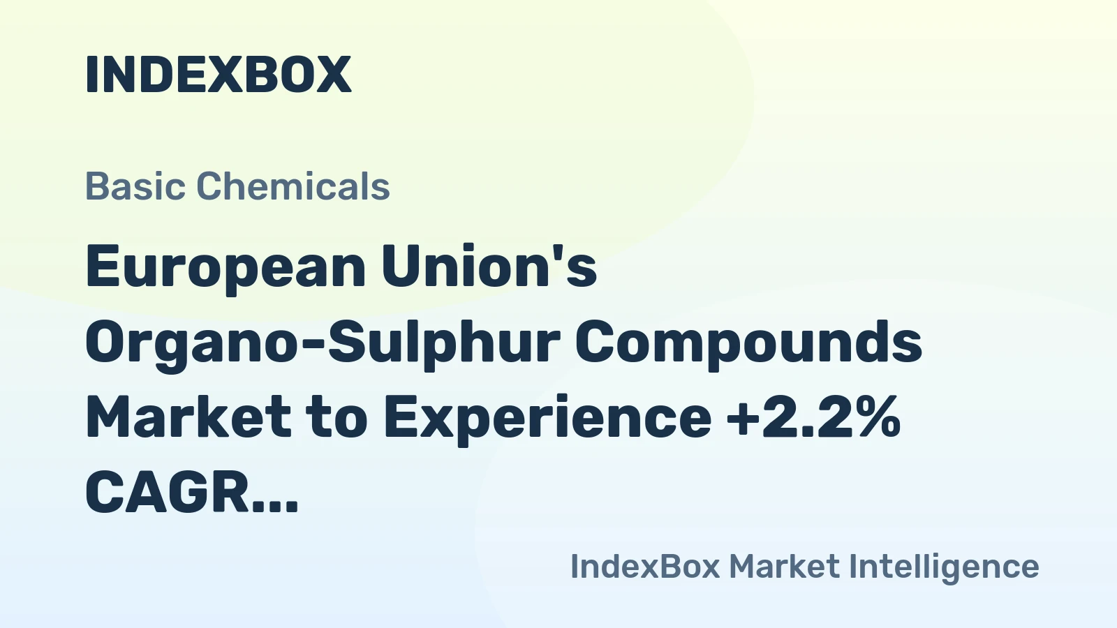 European Union's Organo-Sulphur Compounds Market to Experience +2.2% CAGR Growth through 2035
