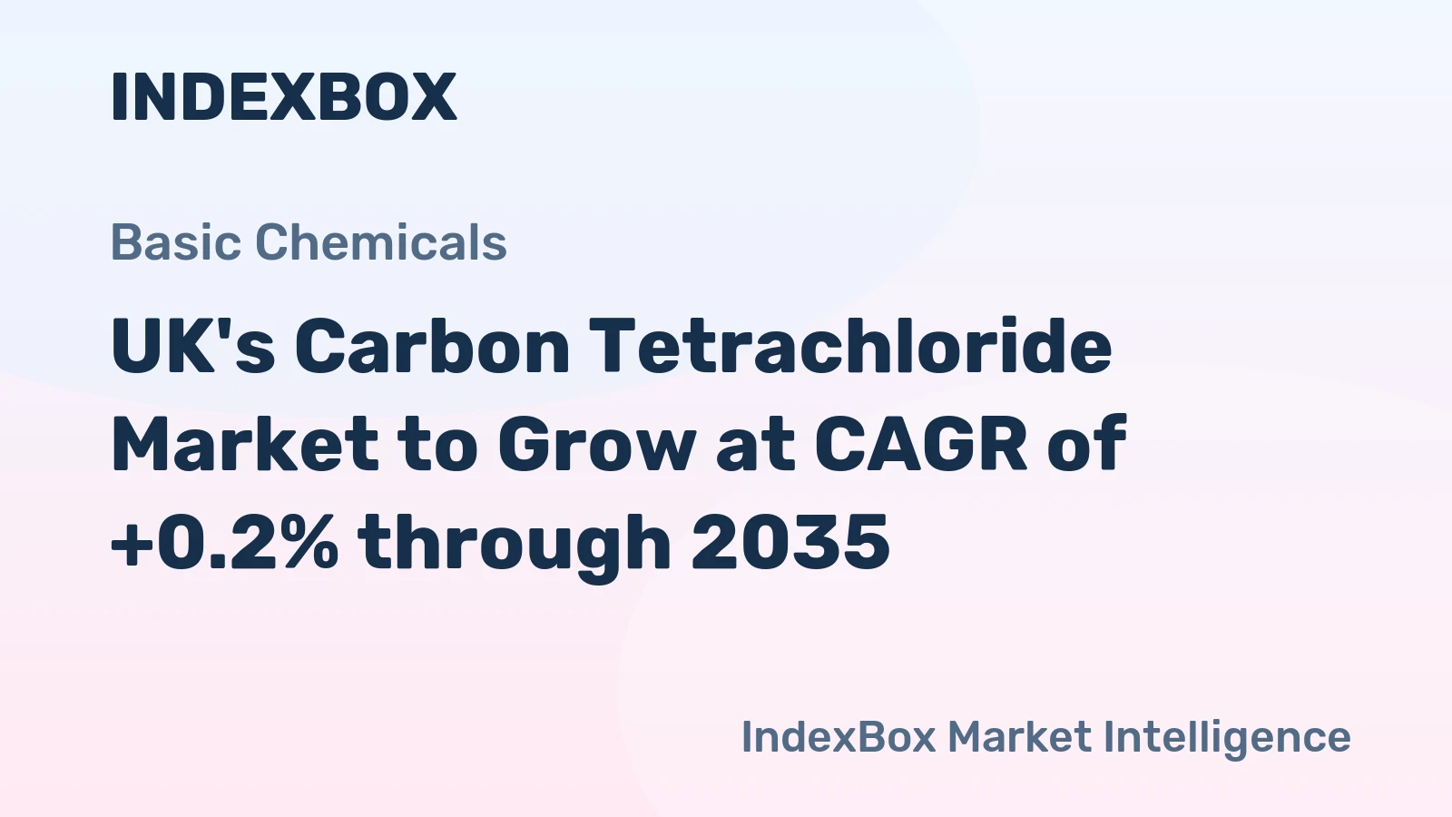 UK's Carbon Tetrachloride Market to Grow at CAGR of +0.2% through 2035
