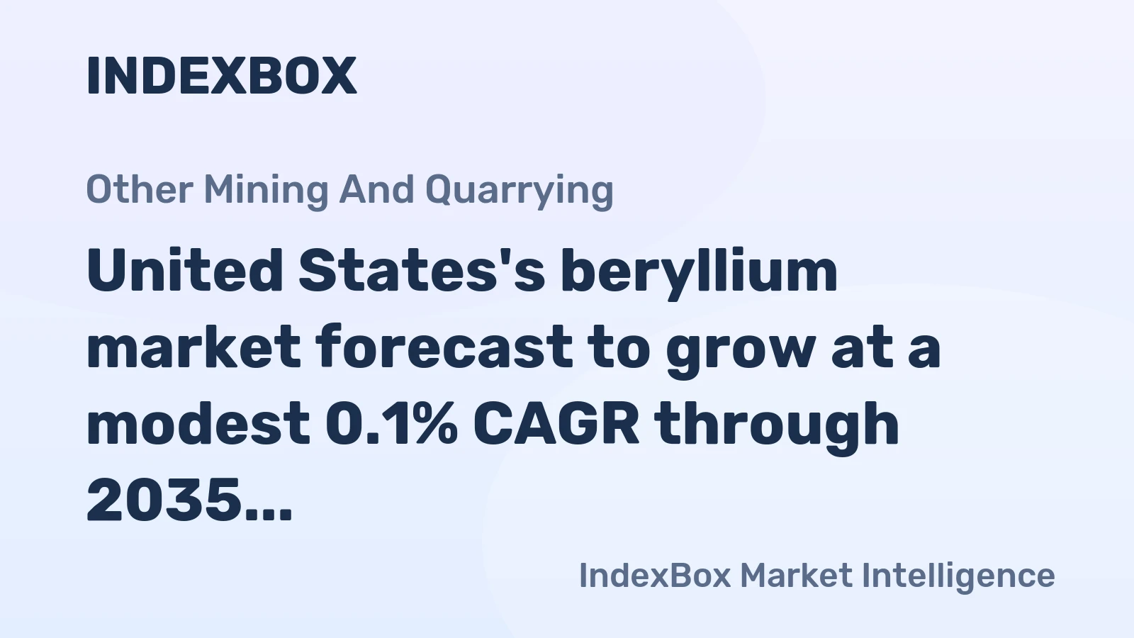 United States's beryllium market forecast to grow at a modest 0.1% CAGR through 2035, reaching $140M, driven by rising domestic demand.