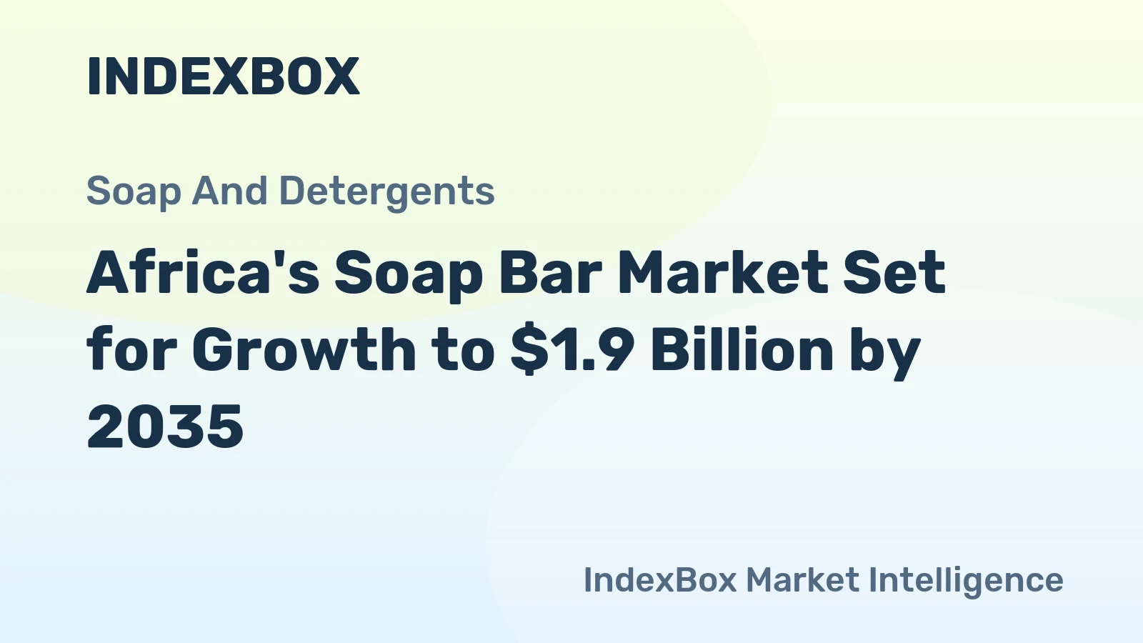 Africa's Soap Bar Market Set for Growth to $1.9 Billion by 2035