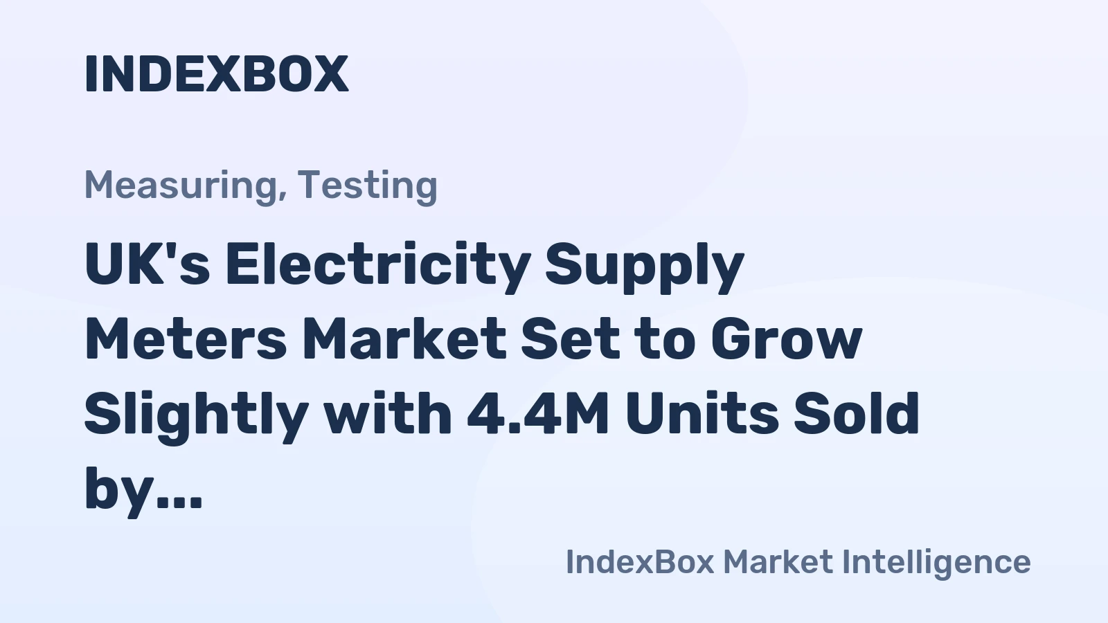 UK's Electricity Supply Meters Market Set to Grow Slightly with 4.4M Units Sold by 2035, Valued at $169M