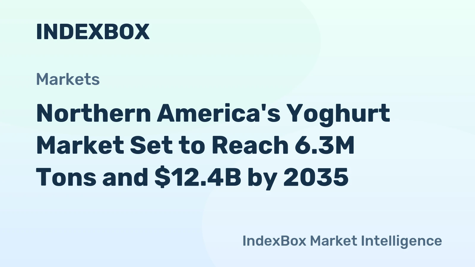 Northern America's Yoghurt Market Set to Reach 6.3M Tons and $12.4B by 2035