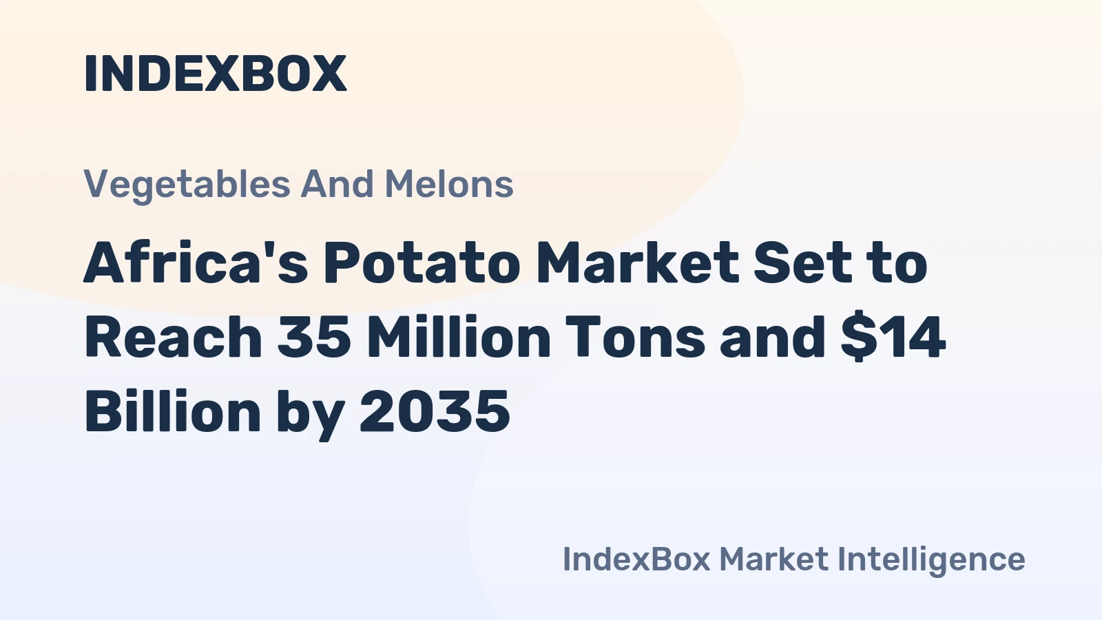Africa's Potato Market Set to Reach 35 Million Tons and $14 Billion by 2035