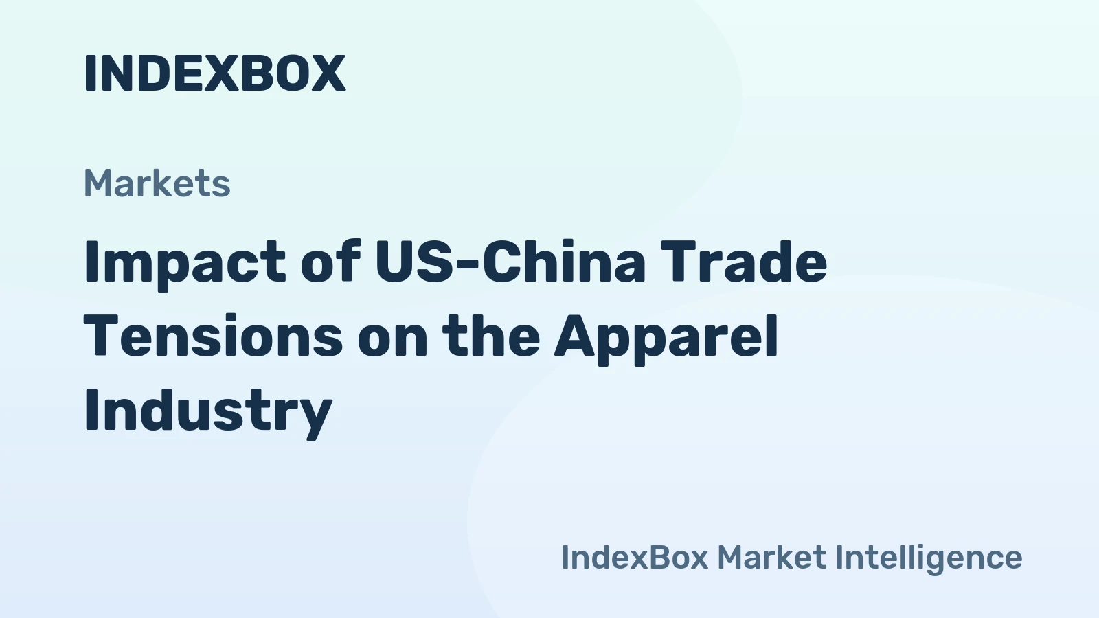 Impact of US-China Trade Tensions on the Apparel Industry