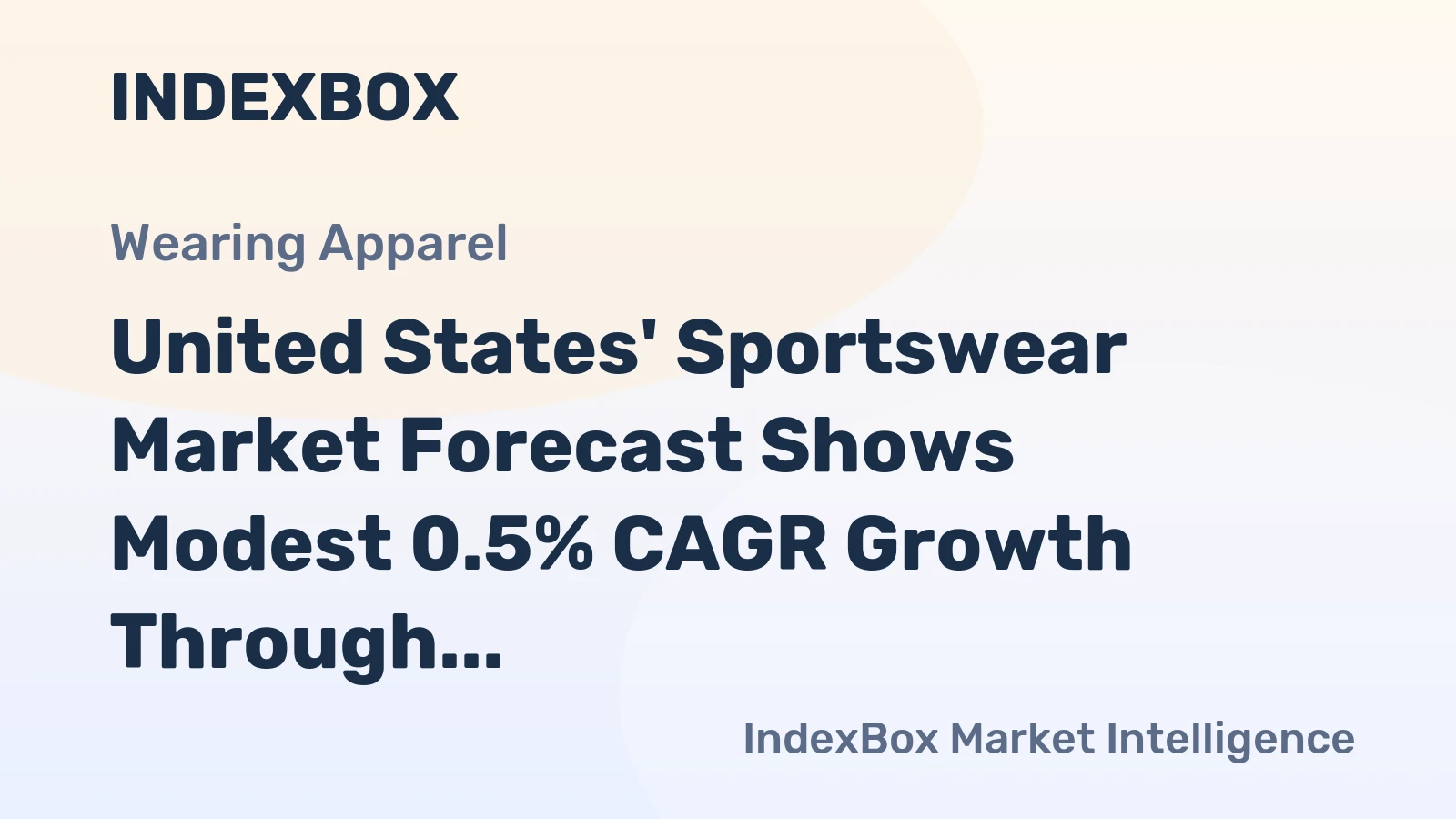 United States' Sportswear Market Forecast Shows Modest 0.5% CAGR Growth Through 2035