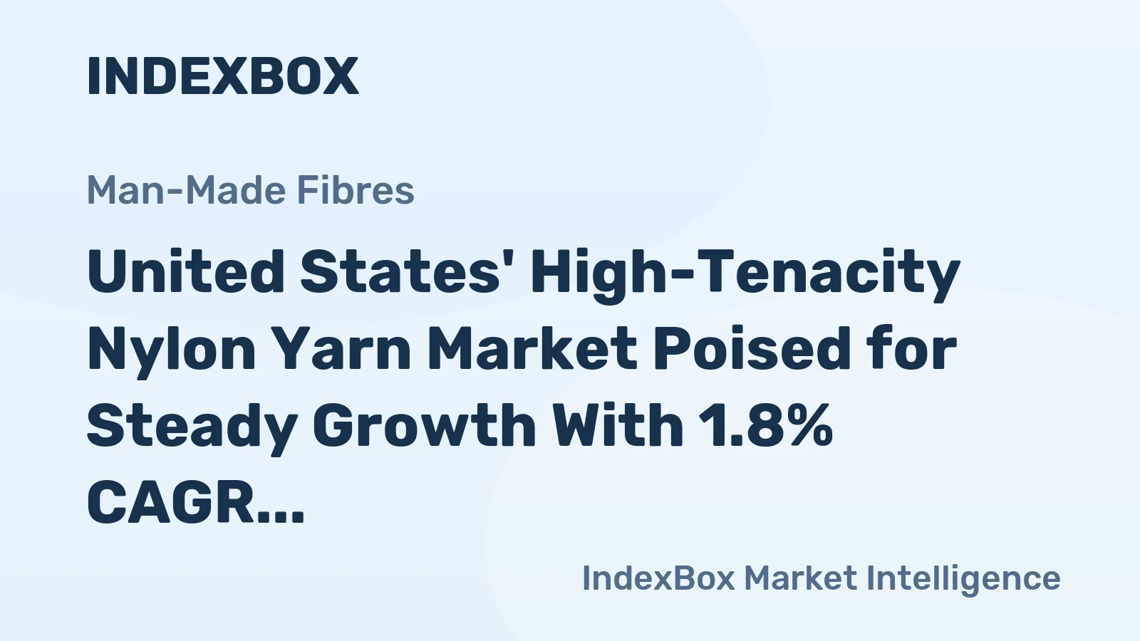 United States' High-Tenacity Nylon Yarn Market Poised for Steady Growth With 1.8% CAGR in Value