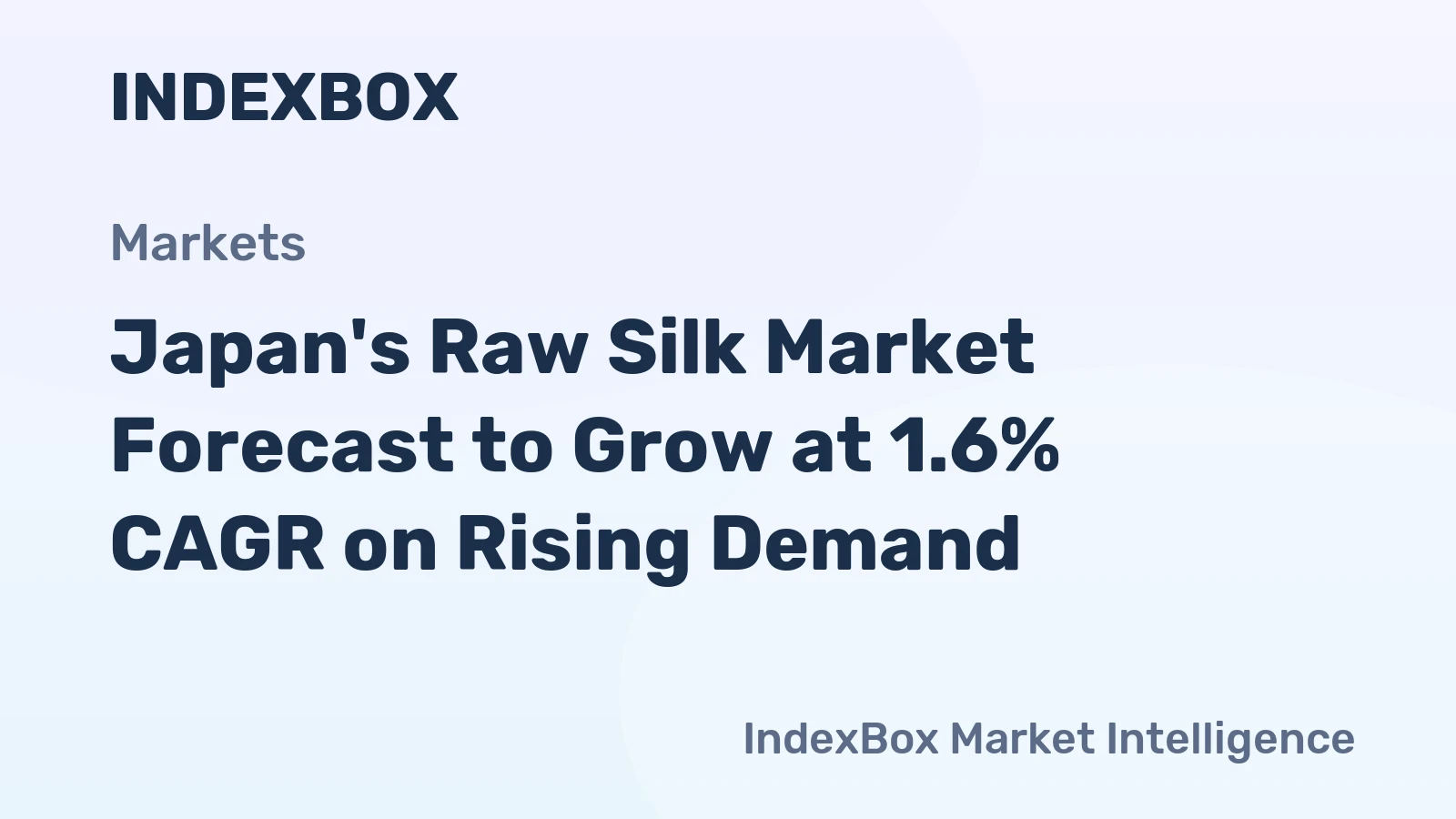 Japan's Raw Silk Market Forecast to Grow at 1.6% CAGR on Rising Demand