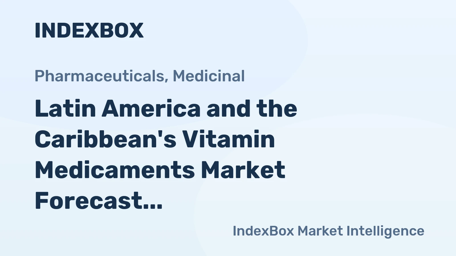 Latin America and the Caribbean's Vitamin Medicaments Market Forecast Shows Slowing Growth with a +0.4% Volume CAGR