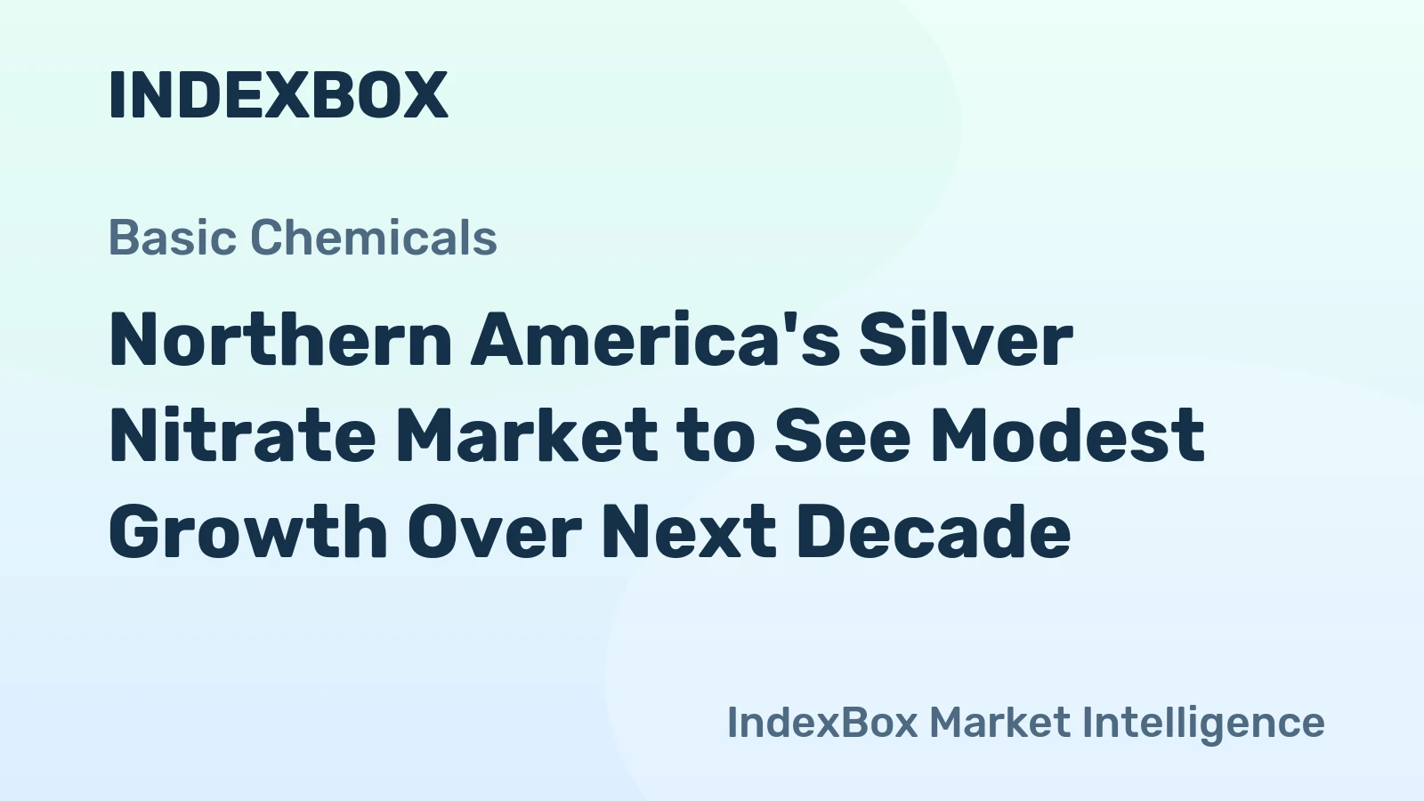 Northern America's Silver Nitrate Market to See Modest Growth Over Next Decade
