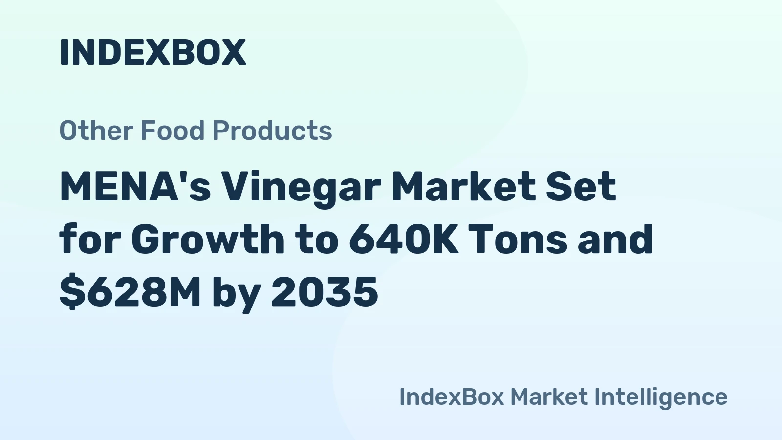 MENA's Vinegar Market Set for Growth to 640K Tons and $628M by 2035