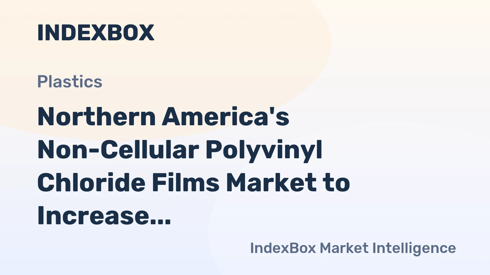 Northern America's Non-Cellular Polyvinyl Chloride Films Market to Increase at 0.7% CAGR over Next Decade, Reaching $7.1B by 2035