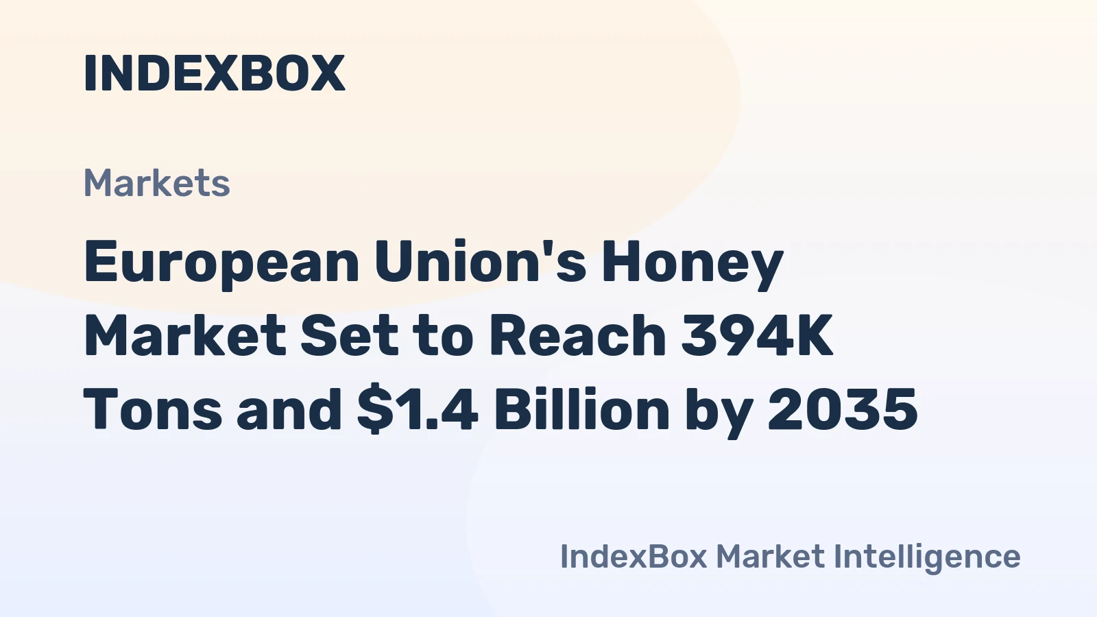 European Union's Honey Market Set to Reach 394K Tons and $1.4 Billion by 2035
