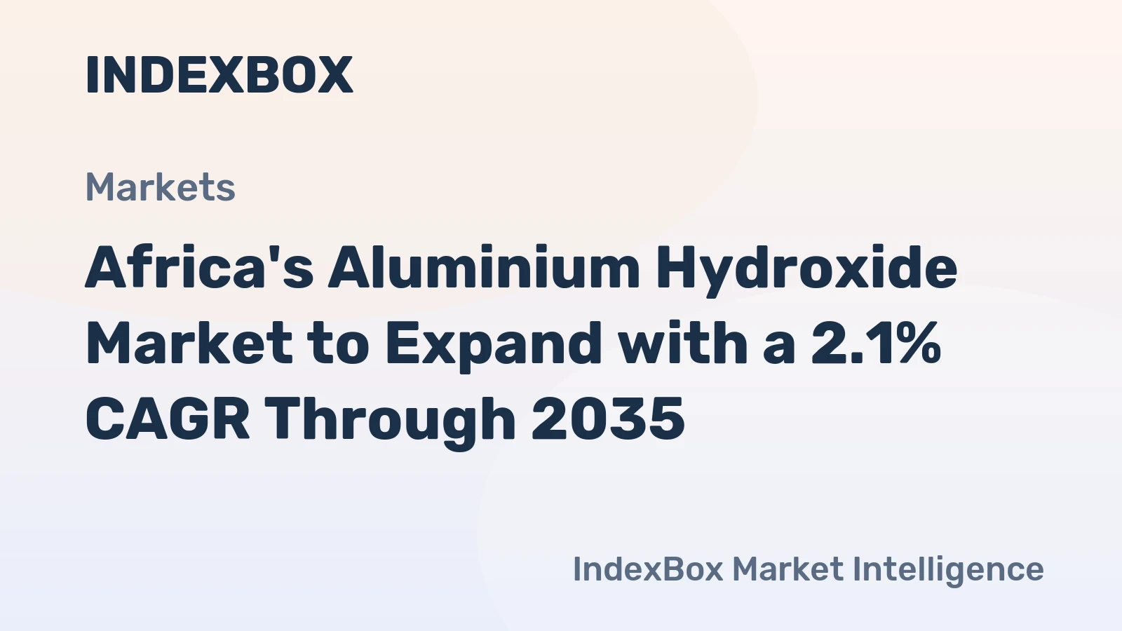 Africa's Aluminium Hydroxide Market to Expand with a 2.1% CAGR Through 2035