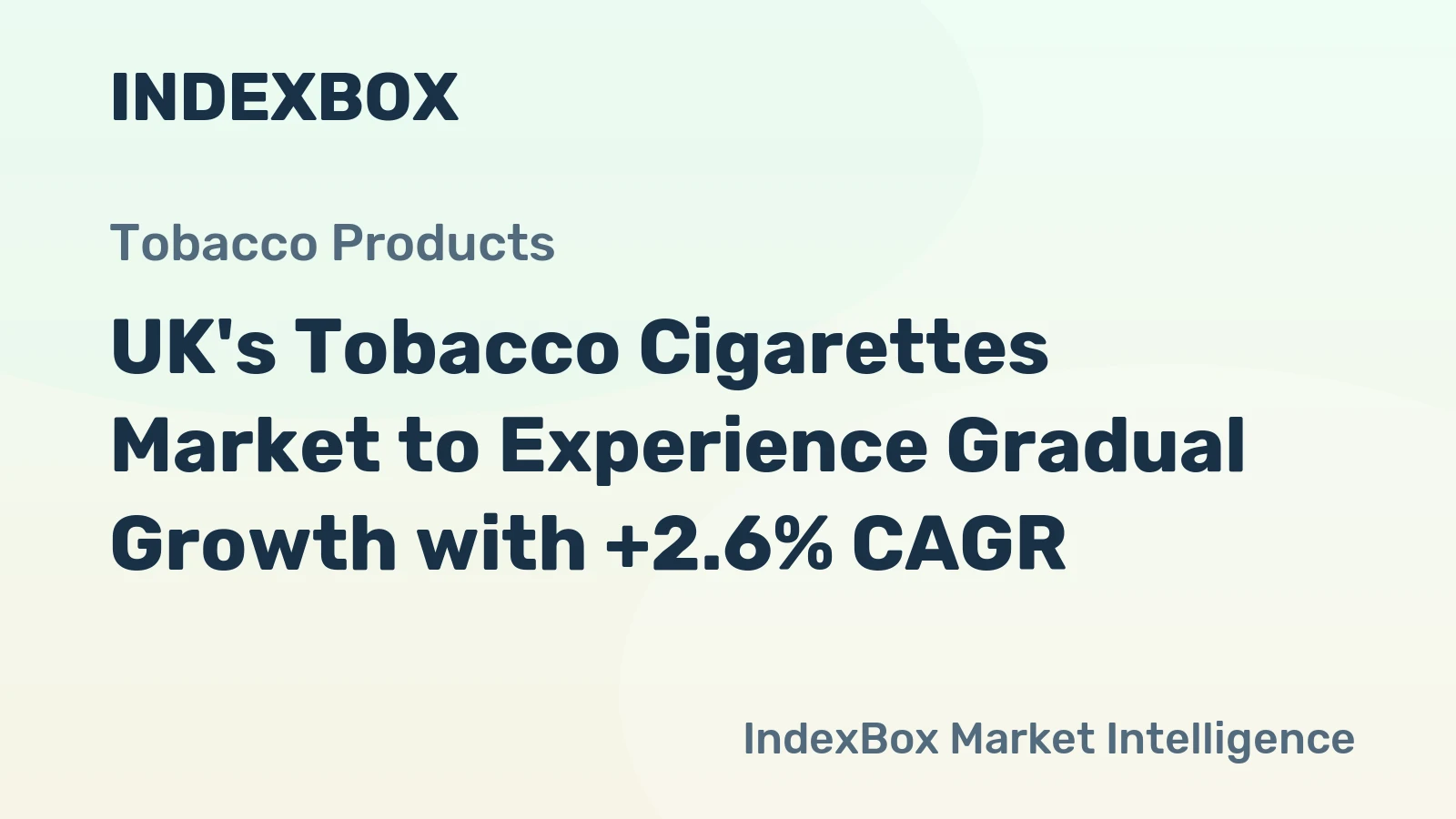 UK's Tobacco Cigarettes Market to Experience Gradual Growth with +2.6% CAGR