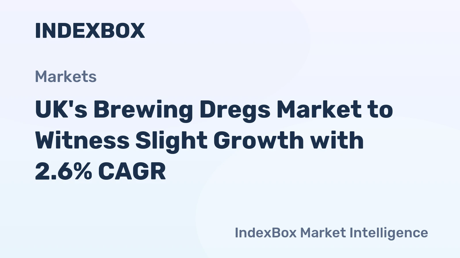 UK's Brewing Dregs Market to Witness Slight Growth with 2.6% CAGR