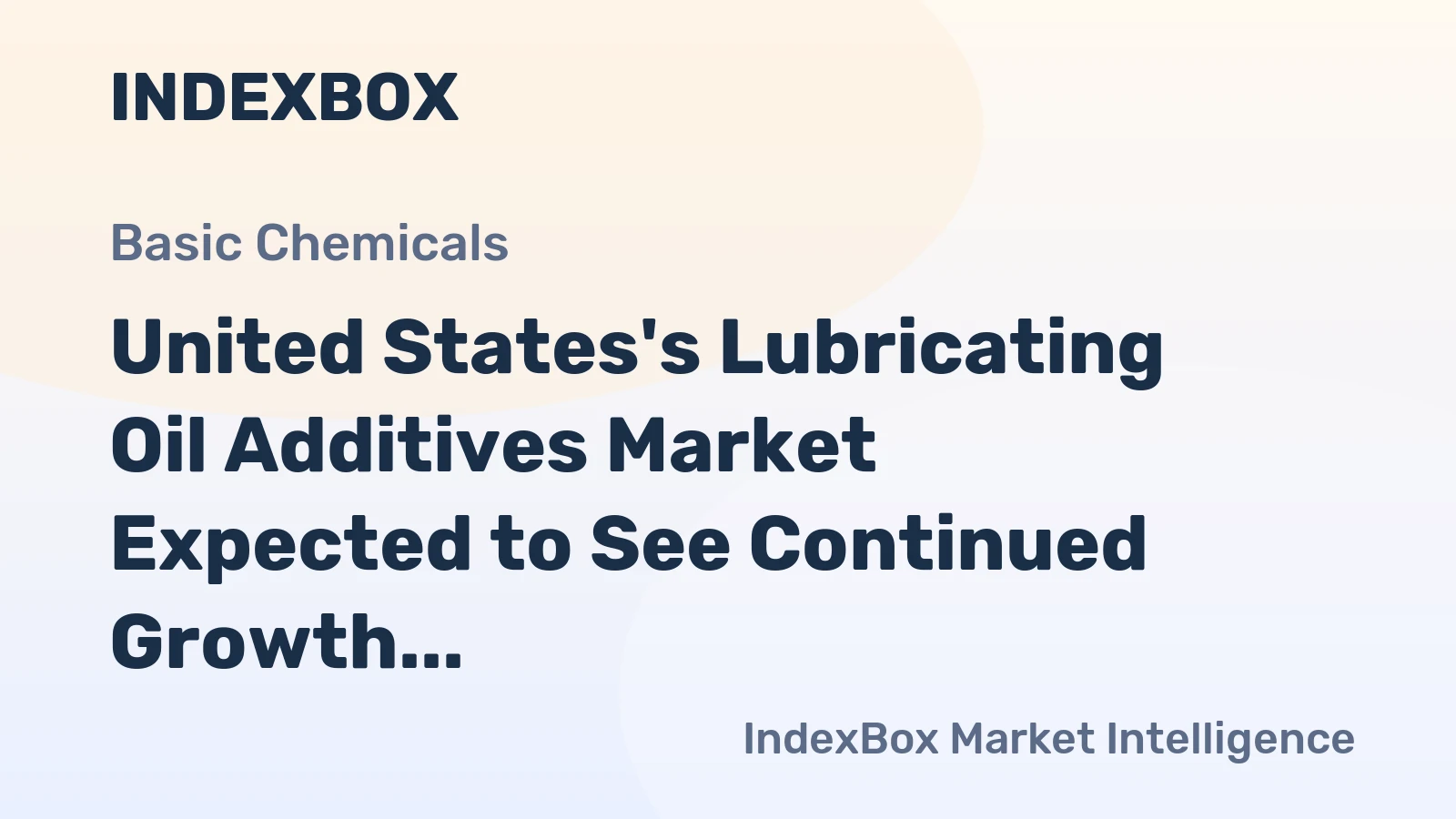 United States's Lubricating Oil Additives Market Expected to See Continued Growth with Anticipated CAGR of +0.8%