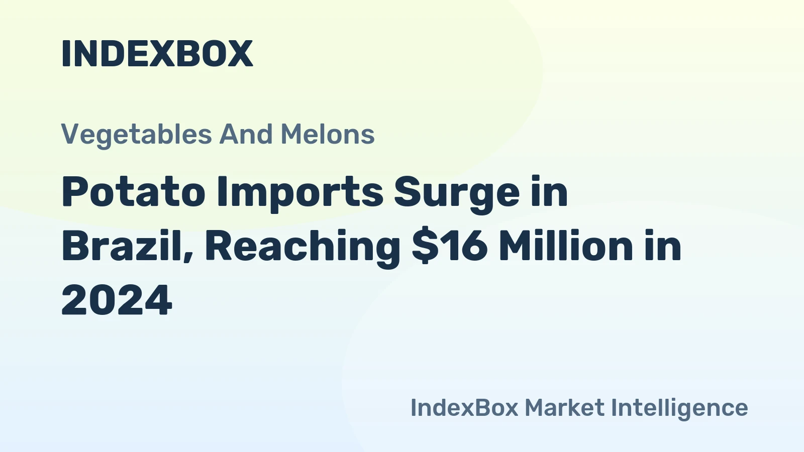 Potato Imports Surge in Brazil, Reaching $16 Million in 2024