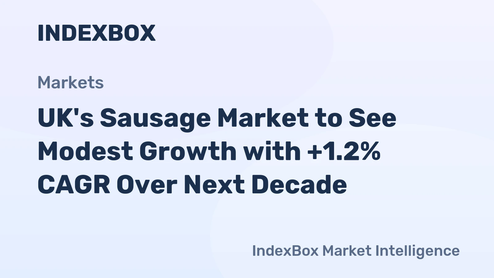 UK's Sausage Market to See Modest Growth with +1.2% CAGR Over Next Decade