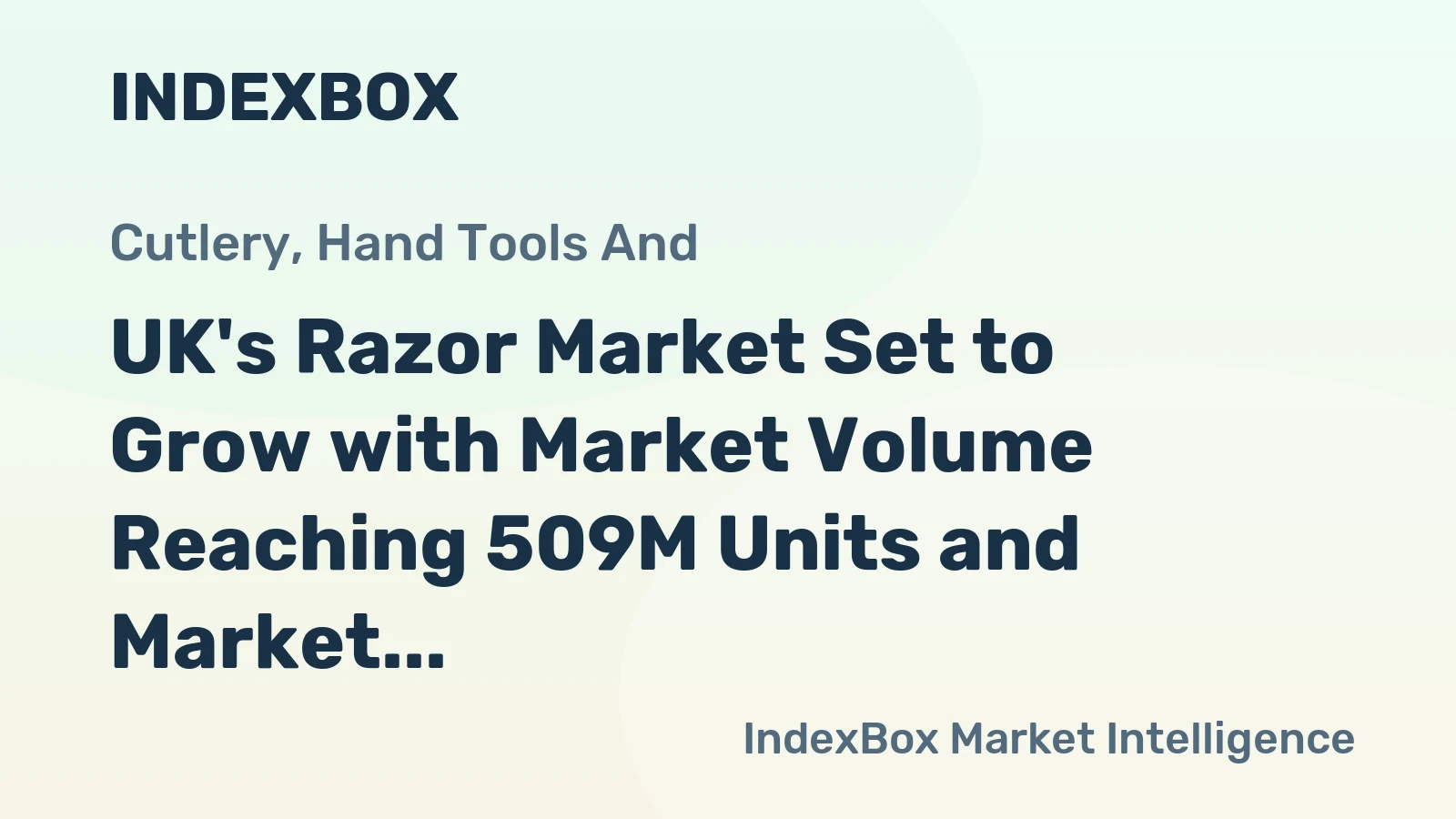 UK's Razor Market Set to Grow with Market Volume Reaching 509M Units and Market Value Reaching $223M by 2035