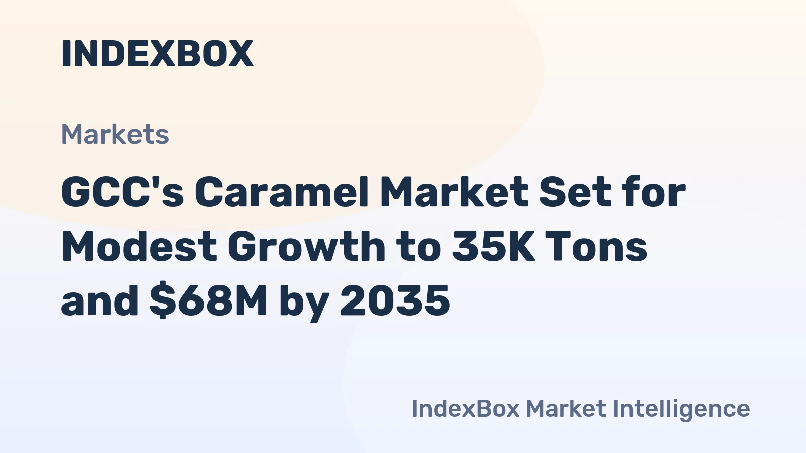 GCC's Caramel Market Set for Modest Growth to 35K Tons and $68M by 2035