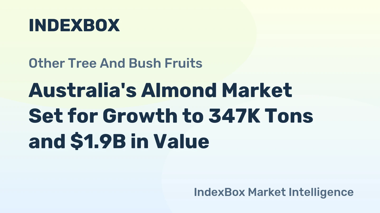 Australia's Almond Market Set for Growth to 347K Tons and $1.9B in Value