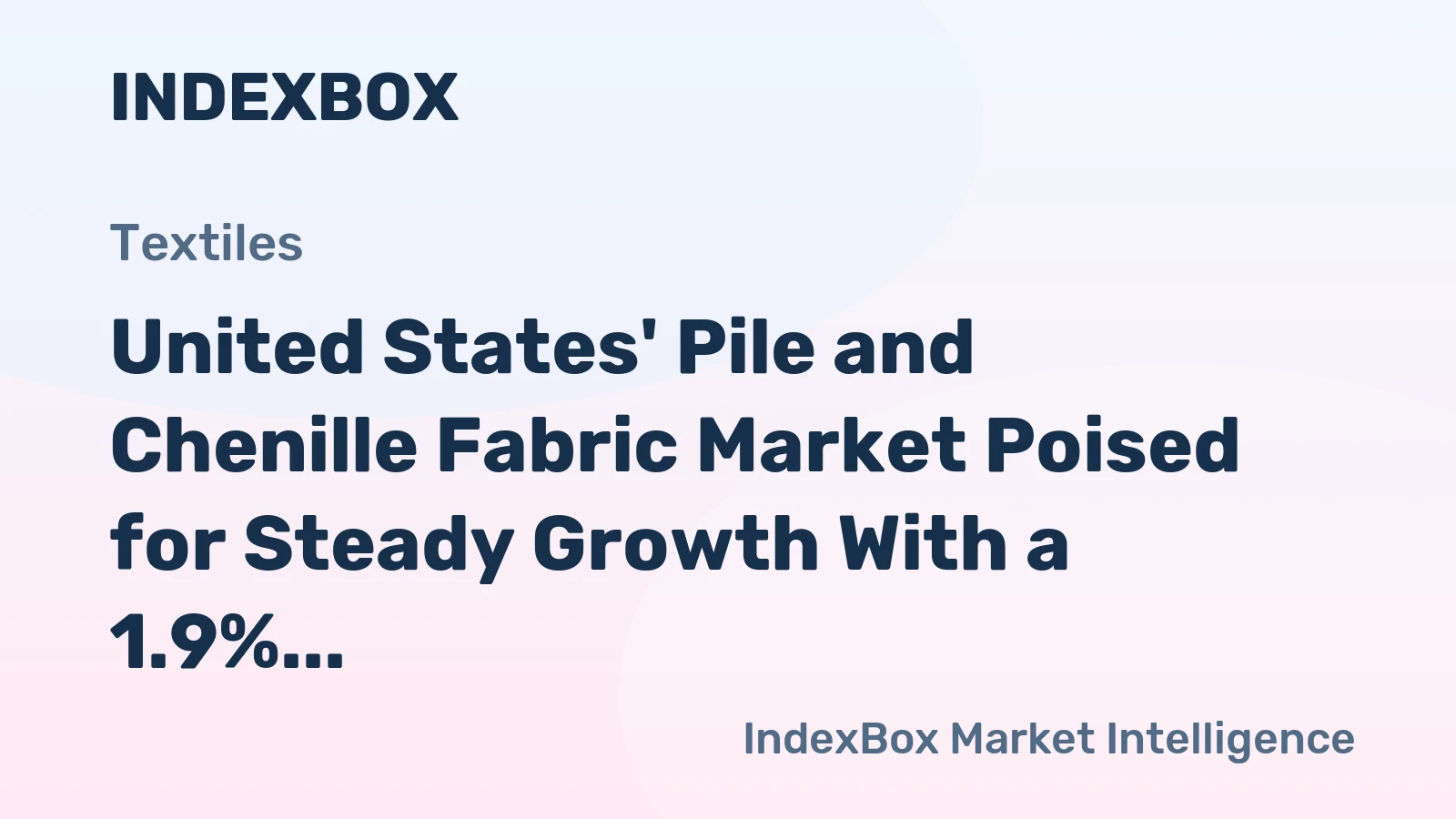 United States' Pile and Chenille Fabric Market Poised for Steady Growth With a 1.9% CAGR Through 2035
