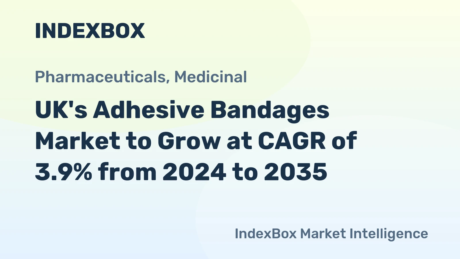 UK's Adhesive Bandages Market to Grow at CAGR of 3.9% from 2024 to 2035