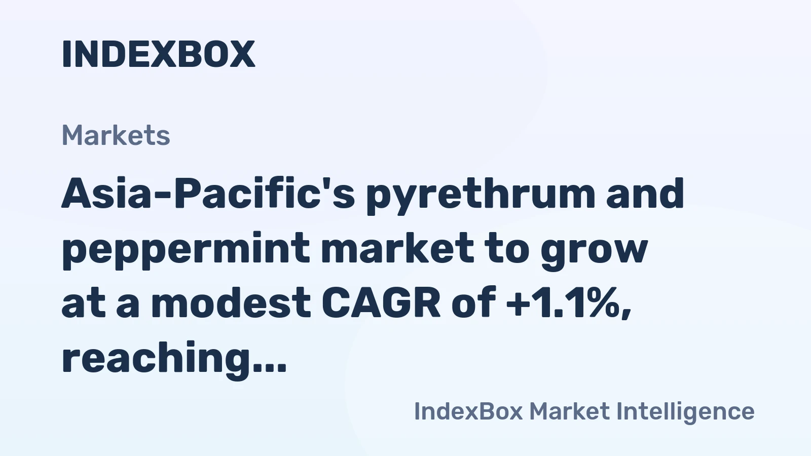 Asia-Pacific's pyrethrum and peppermint market to grow at a modest CAGR of +1.1%, reaching 631K tons by 2035.