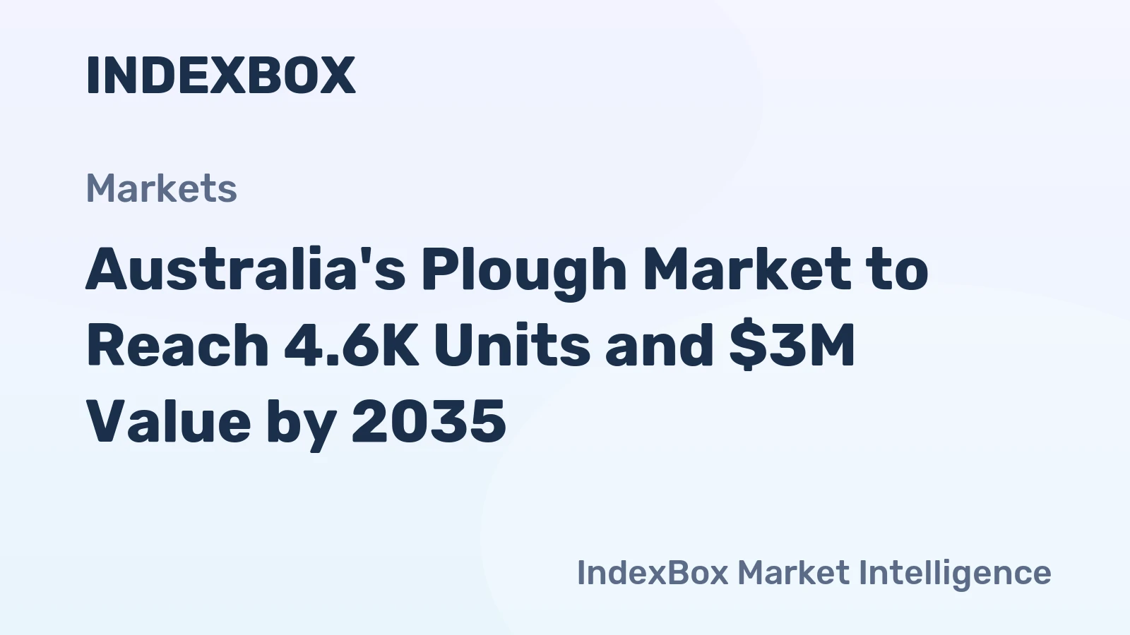 Australia's Plough Market to Reach 4.6K Units and $3M Value by 2035
