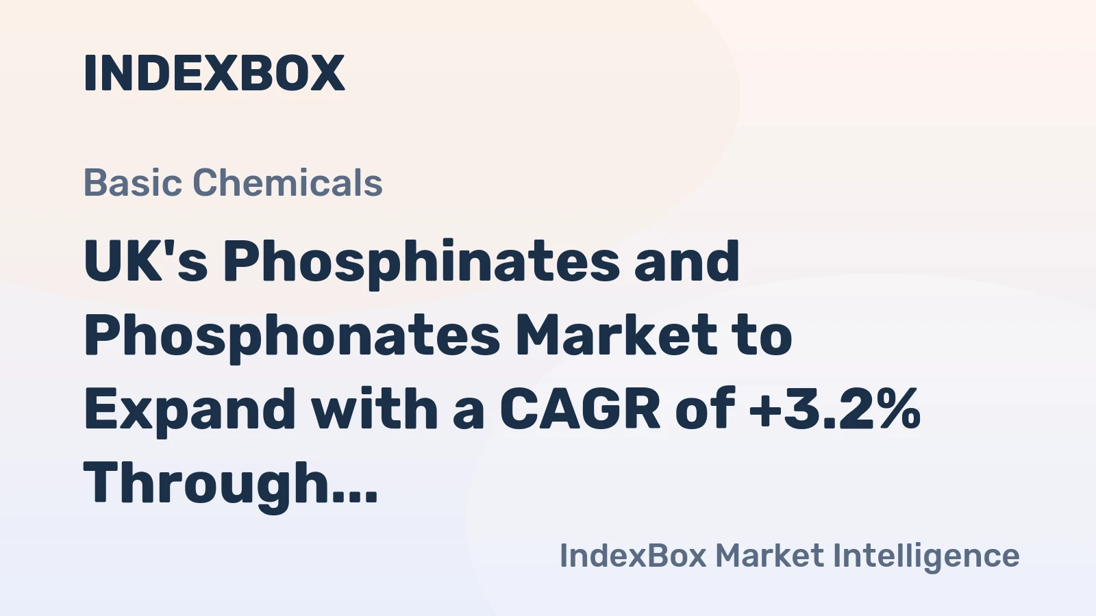 UK's Phosphinates and Phosphonates Market to Expand with a CAGR of +3.2% Through 2035