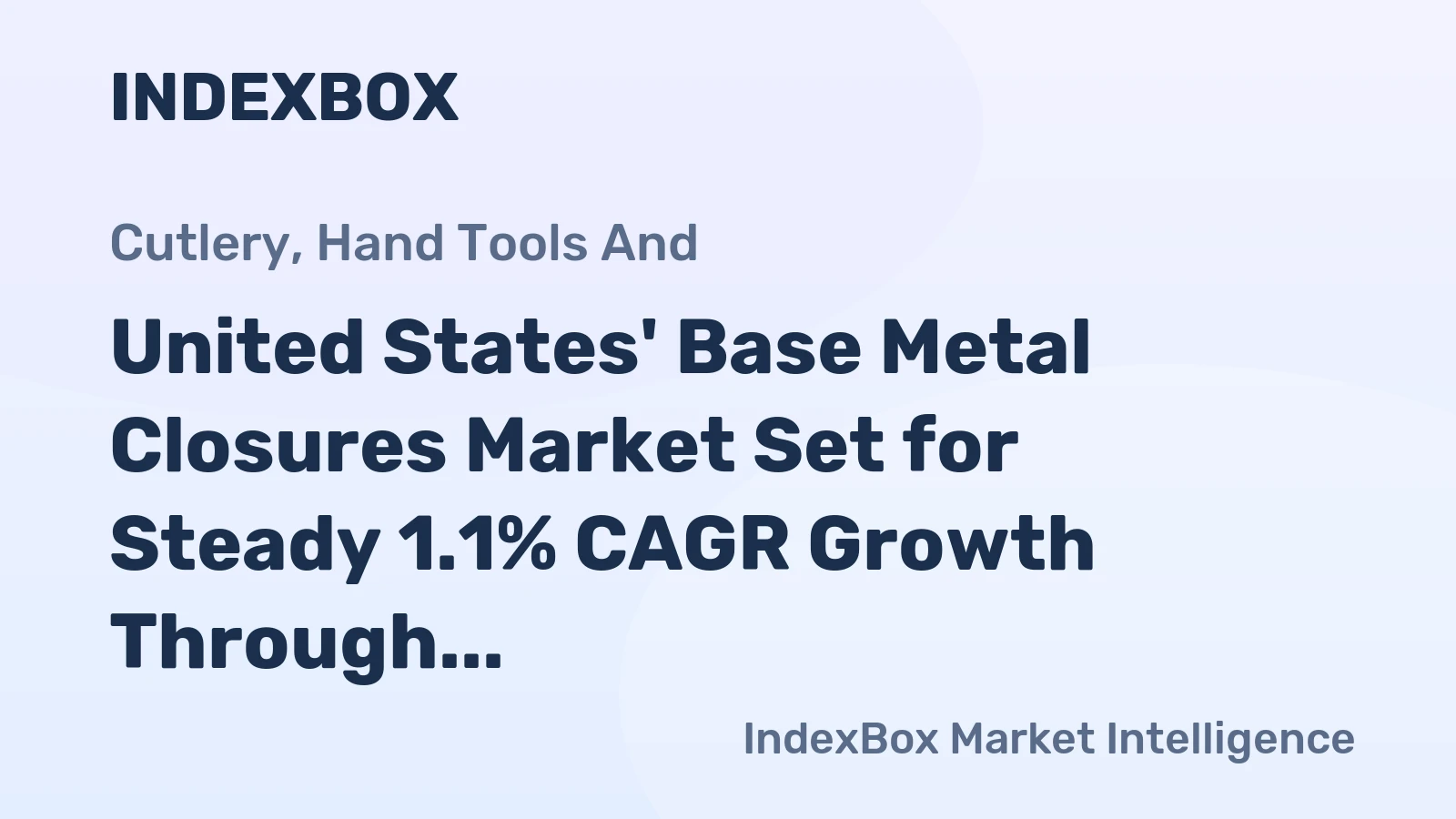 United States' Base Metal Closures Market Set for Steady 1.1% CAGR Growth Through 2035