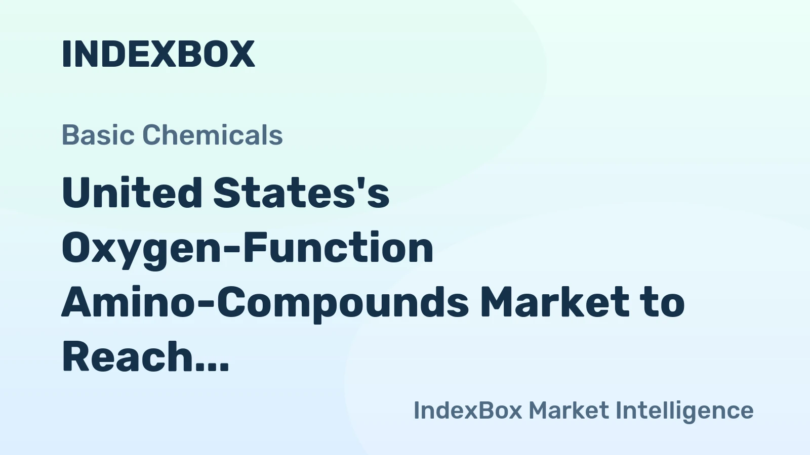 United States's Oxygen-Function Amino-Compounds Market to Reach 895K Tons and $3.5B by 2035, with +0.7% Annual Growth Rate