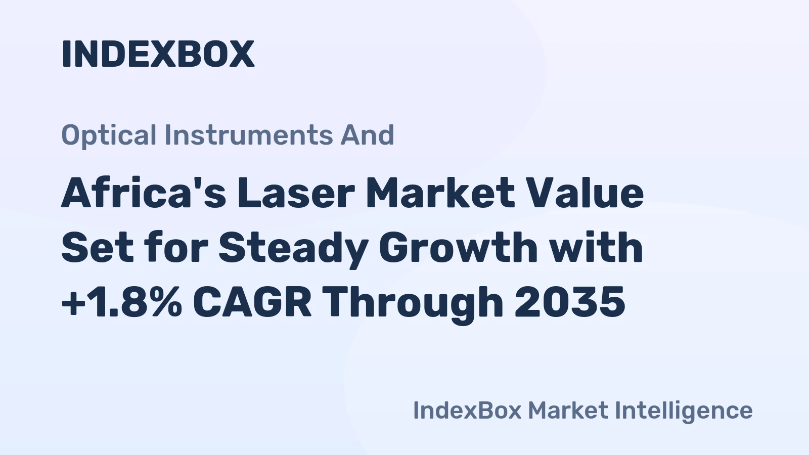 Africa's Laser Market Value Set for Steady Growth with +1.8% CAGR Through 2035