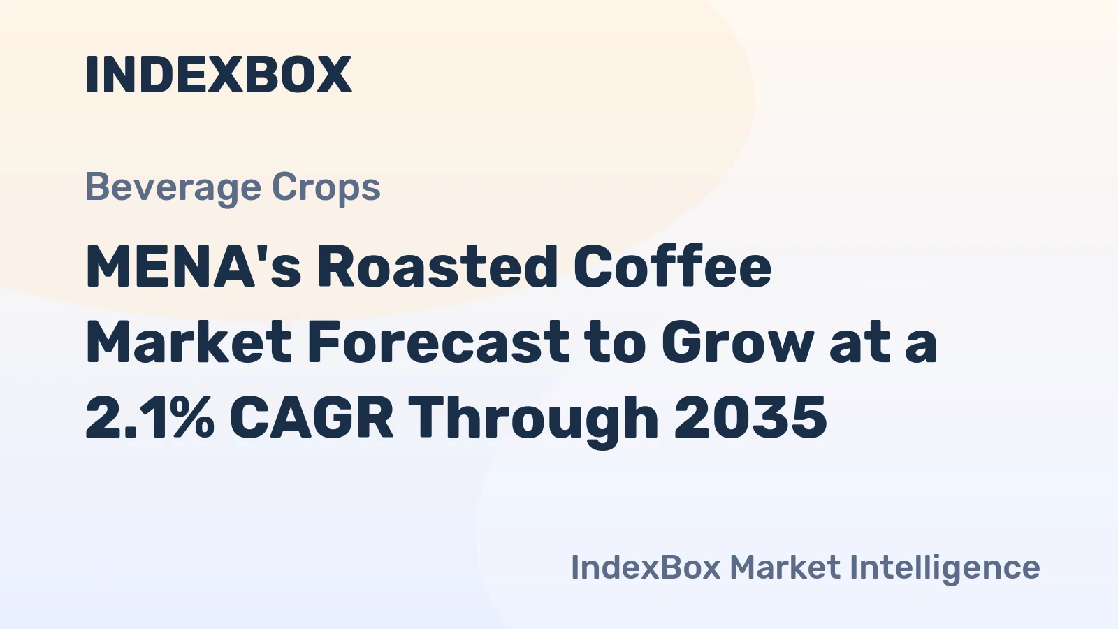MENA's Roasted Coffee Market Forecast to Grow at a 2.1% CAGR Through 2035