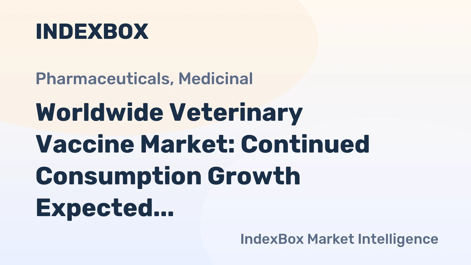 Worldwide Veterinary Vaccine Market: Continued Consumption Growth Expected with Market Volume Reaching 462K Tons and Value Reaching $43.2B by 2035