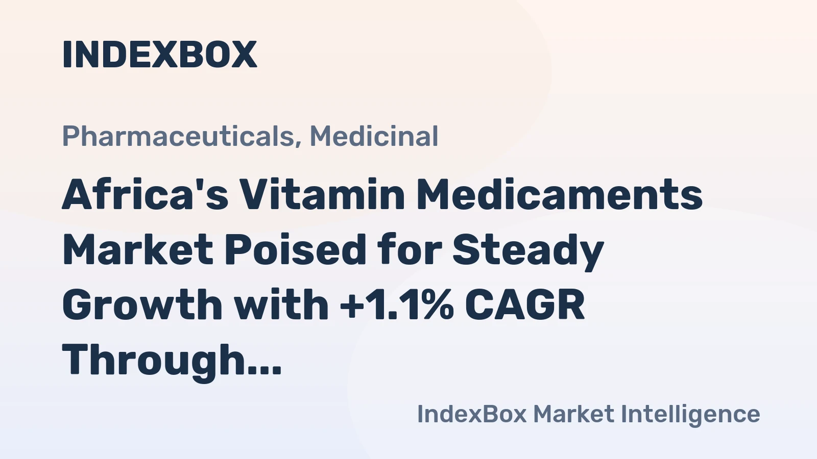 Africa's Vitamin Medicaments Market Poised for Steady Growth with +1.1% CAGR Through 2035