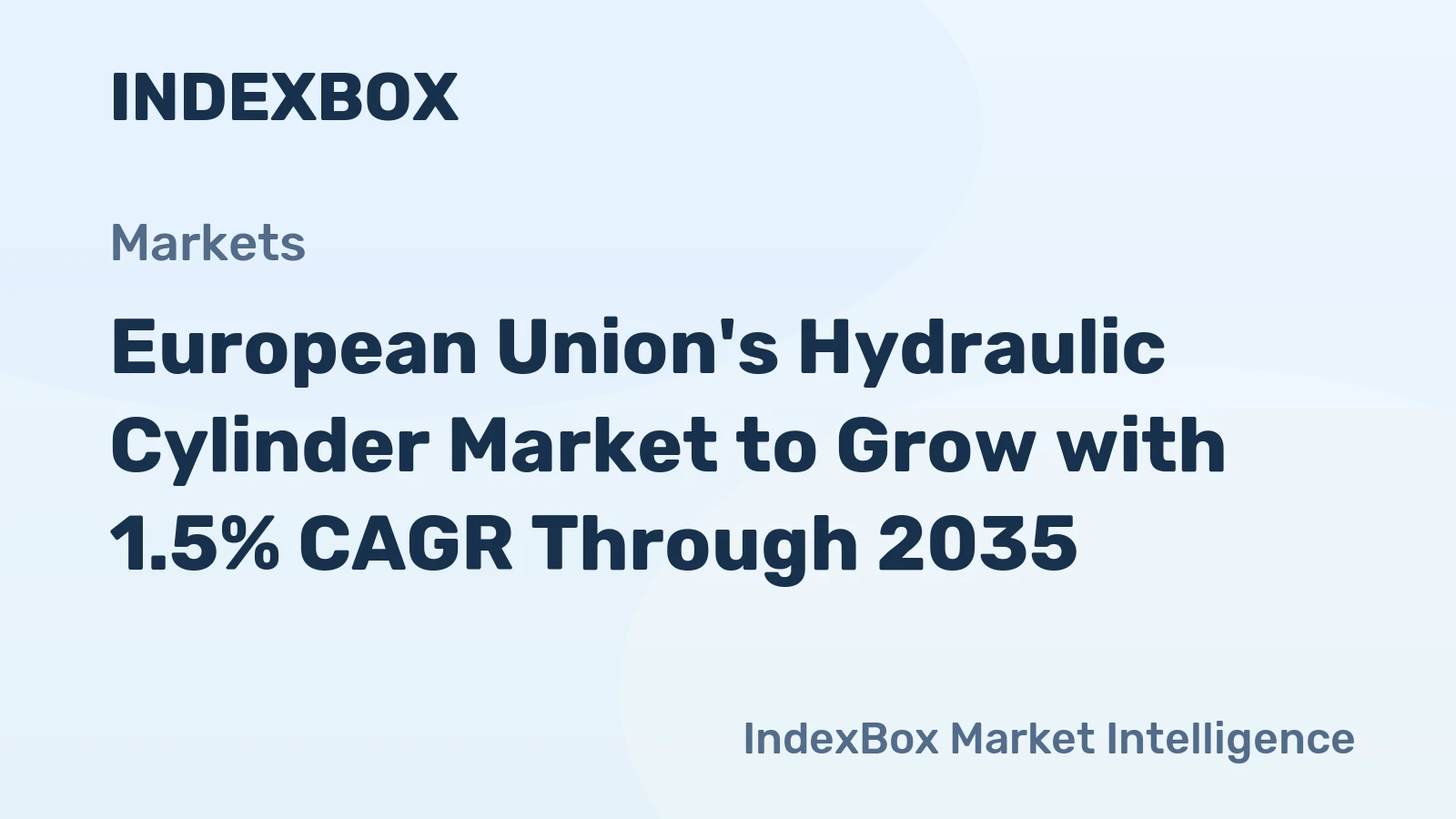European Union's Hydraulic Cylinder Market to Grow with 1.5% CAGR Through 2035