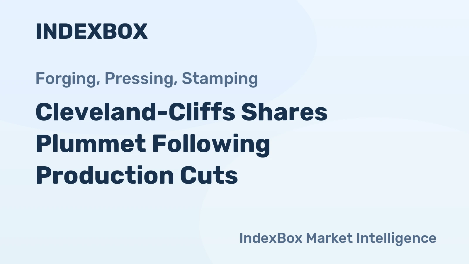 Cleveland-Cliffs Shares Plummet Following Production Cuts