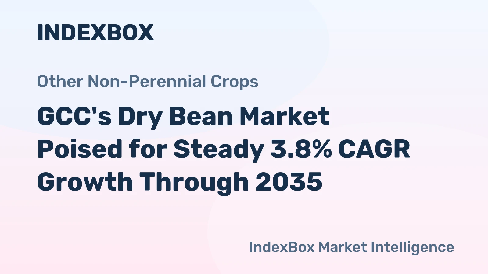 GCC's Dry Bean Market Poised for Steady 3.8% CAGR Growth Through 2035