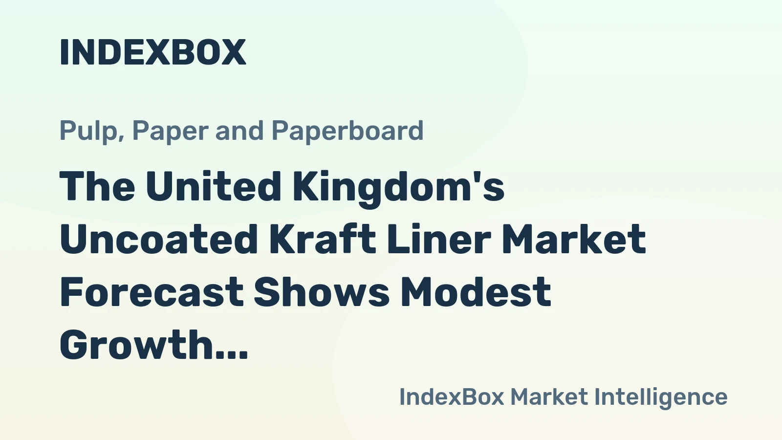 The United Kingdom's Uncoated Kraft Liner Market Forecast Shows Modest Growth With a 06% CAGR Through 2035