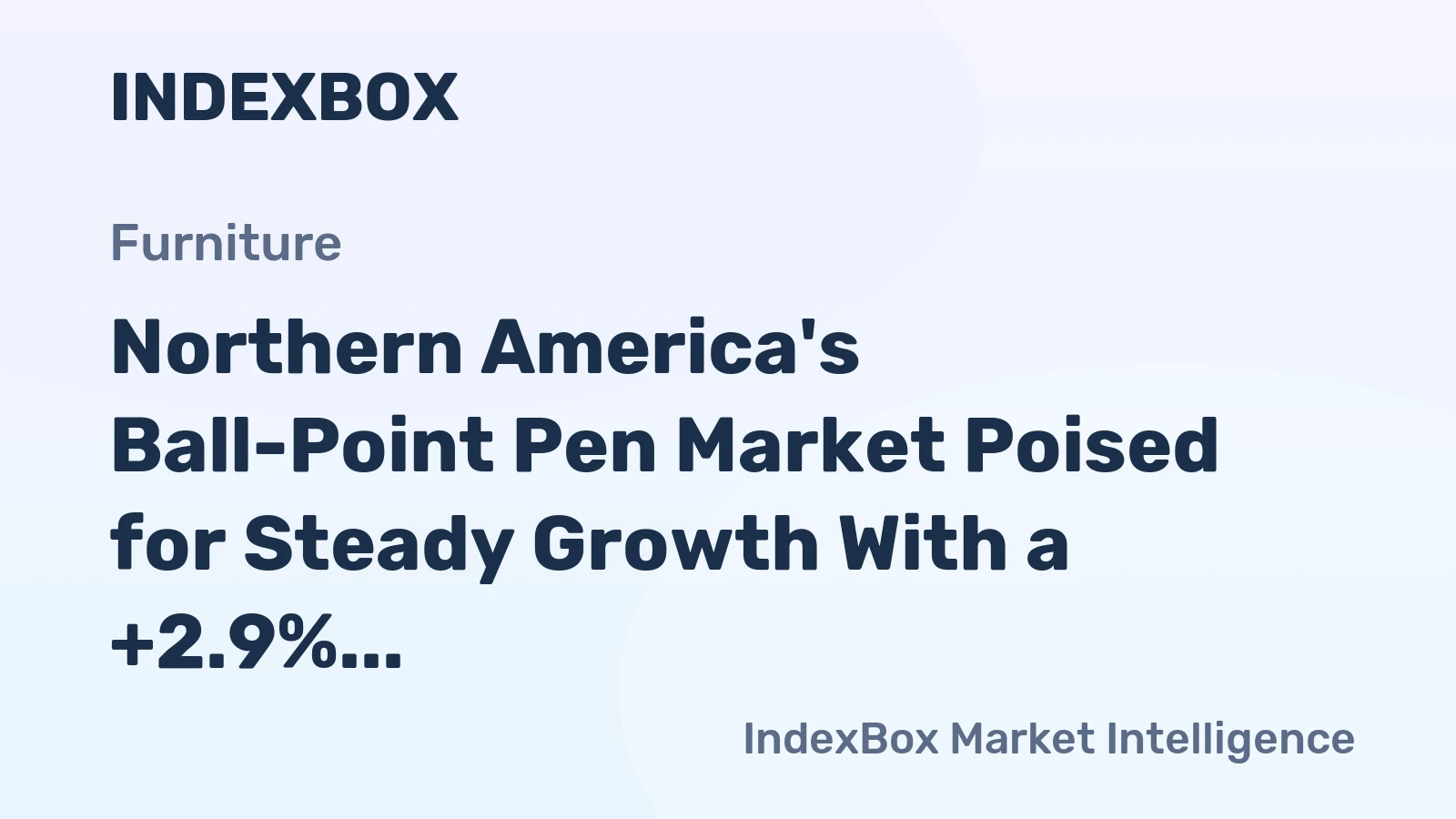 Northern America's Ball-Point Pen Market Poised for Steady Growth With a +2.9% CAGR Value Increase