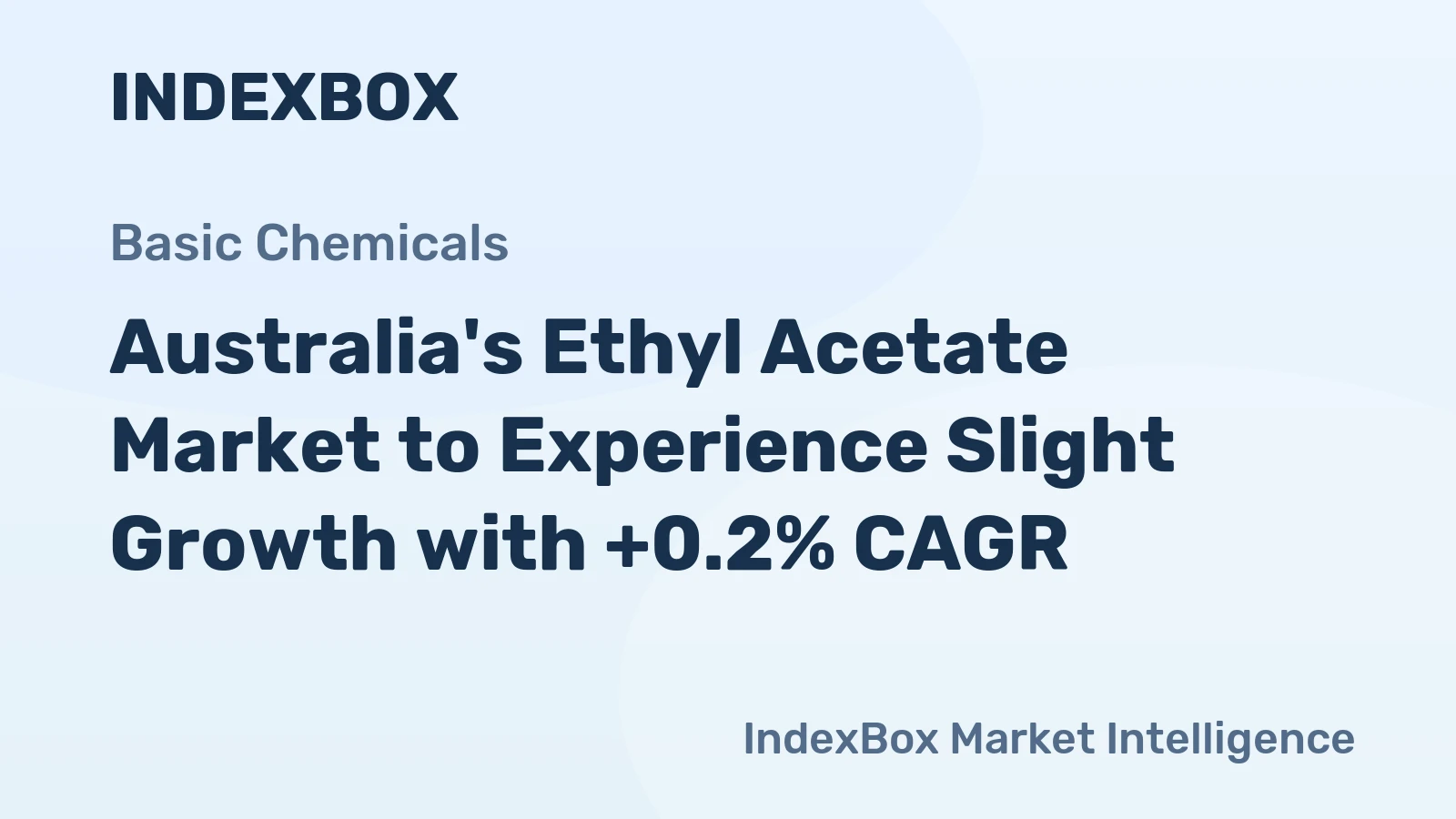 Australia's Ethyl Acetate Market to Experience Slight Growth with +0.2% CAGR