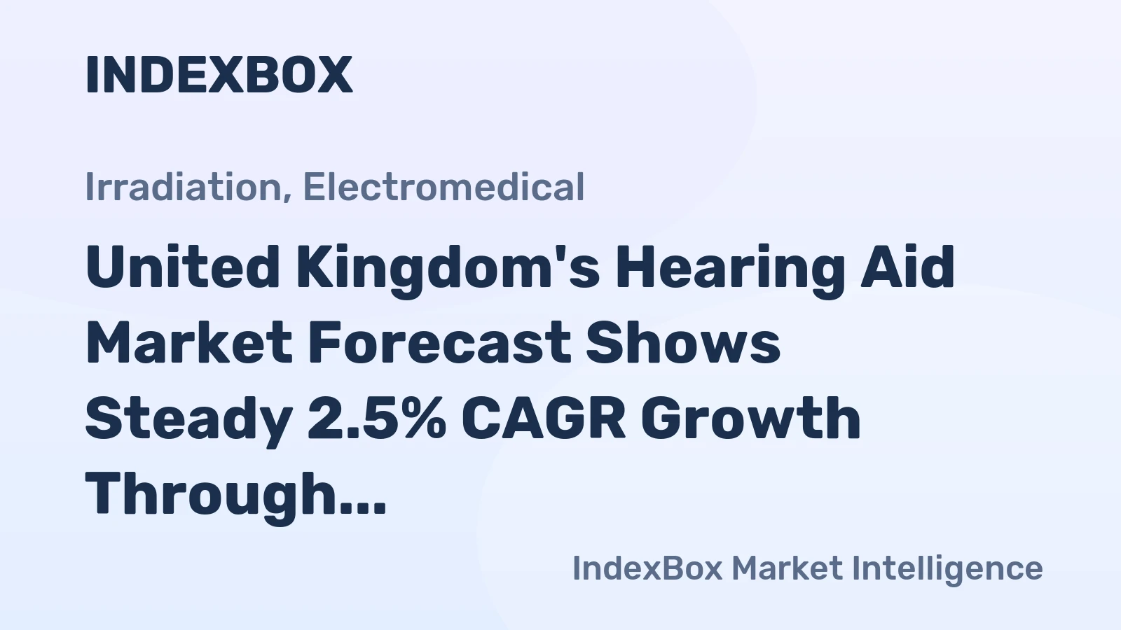 United Kingdom's Hearing Aid Market Forecast Shows Steady 2.5% CAGR Growth Through 2035