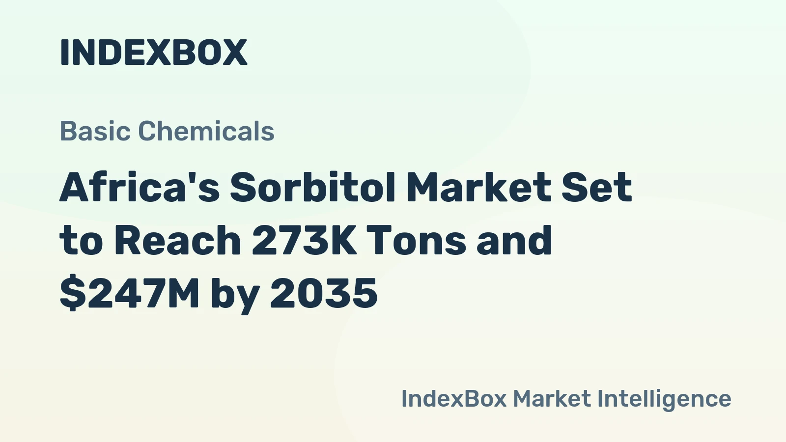 Africa's Sorbitol Market Set to Reach 273K Tons and $247M by 2035