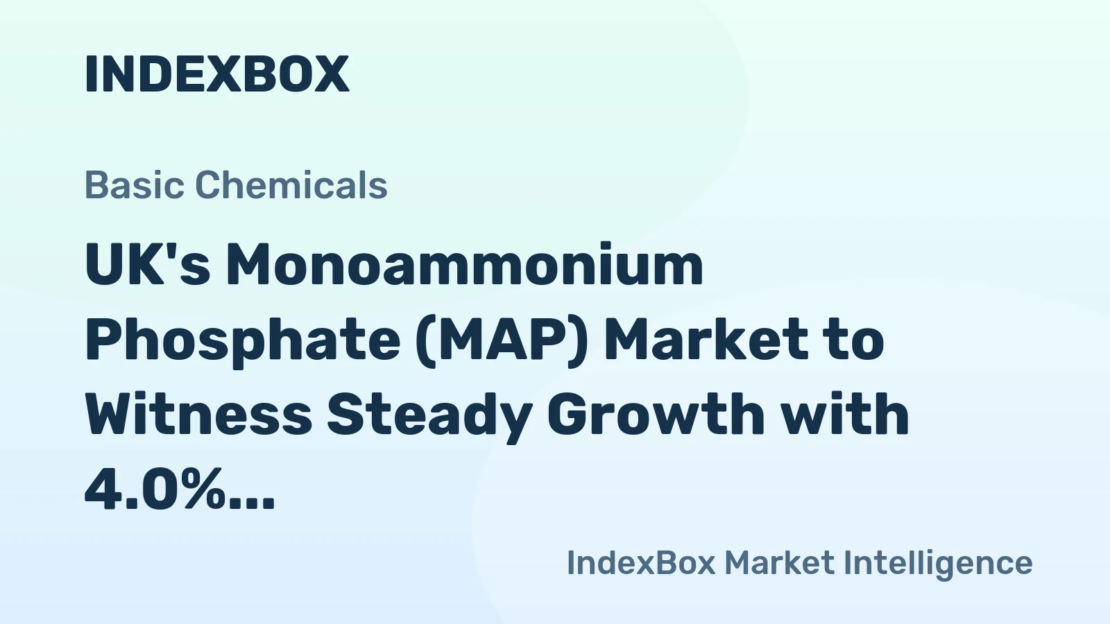 UK's Monoammonium Phosphate (MAP) Market to Witness Steady Growth with 4.0% CAGR from 2024 to 2035