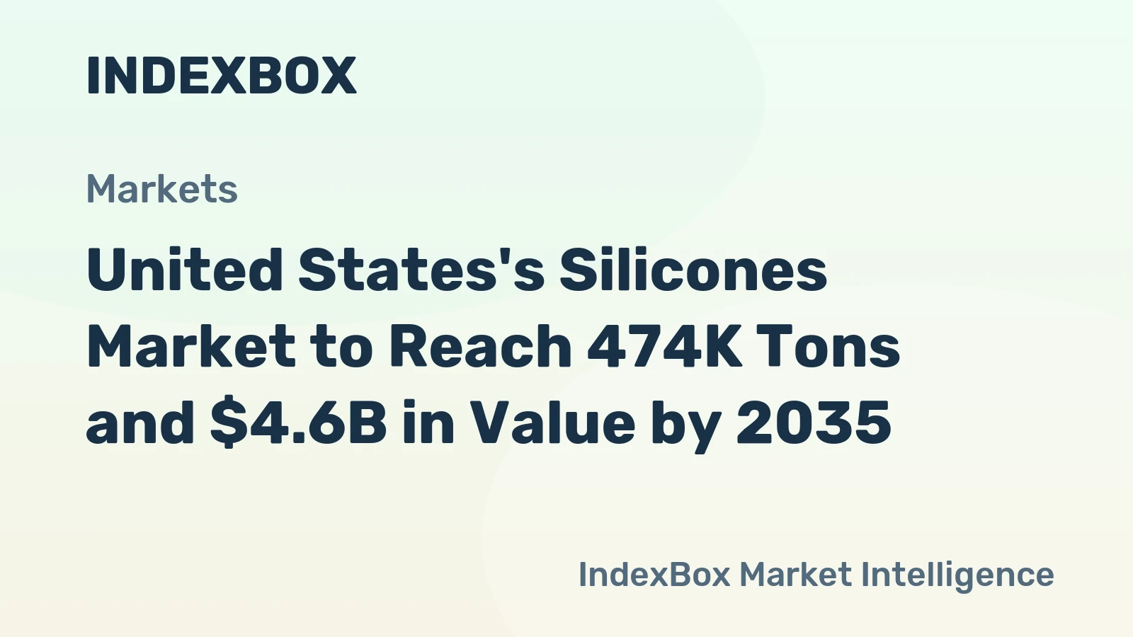 United States's Silicones Market to Reach 474K Tons and $4.6B in Value by 2035
