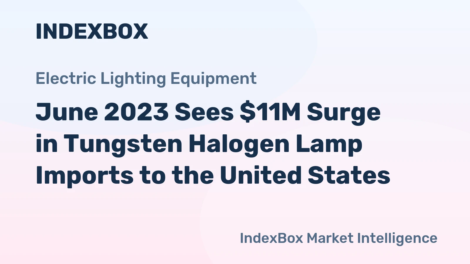 June 2023 Sees $11M Surge in Tungsten Halogen Lamp Imports to the United States