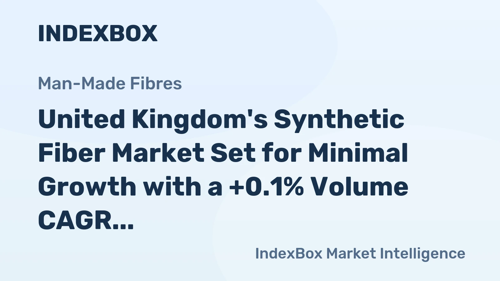 United Kingdom's Synthetic Fiber Market Set for Minimal Growth with a +0.1% Volume CAGR Through 2035