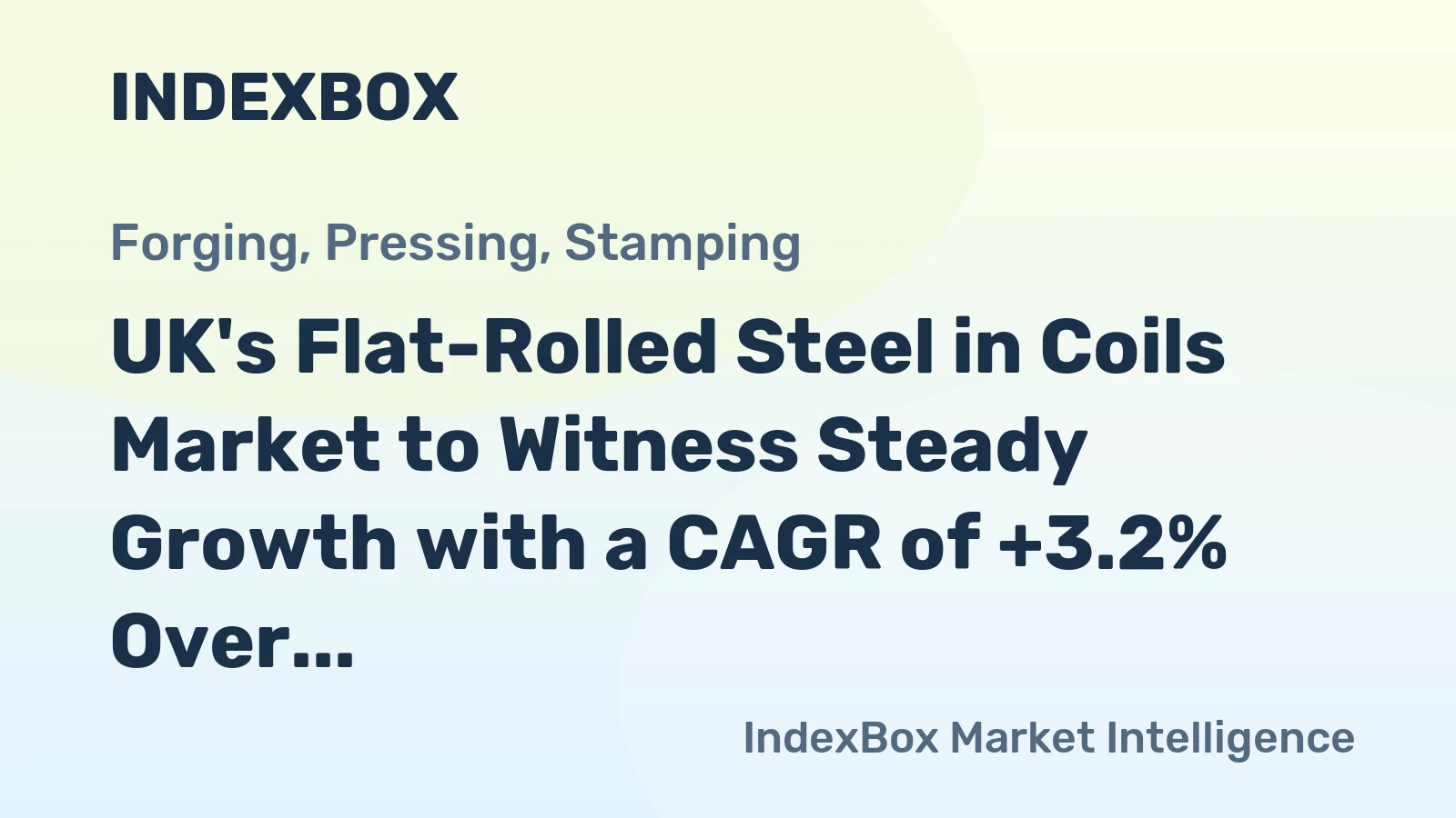 UK's Flat-Rolled Steel in Coils Market to Witness Steady Growth with a CAGR of +3.2% Over the Next Decade
