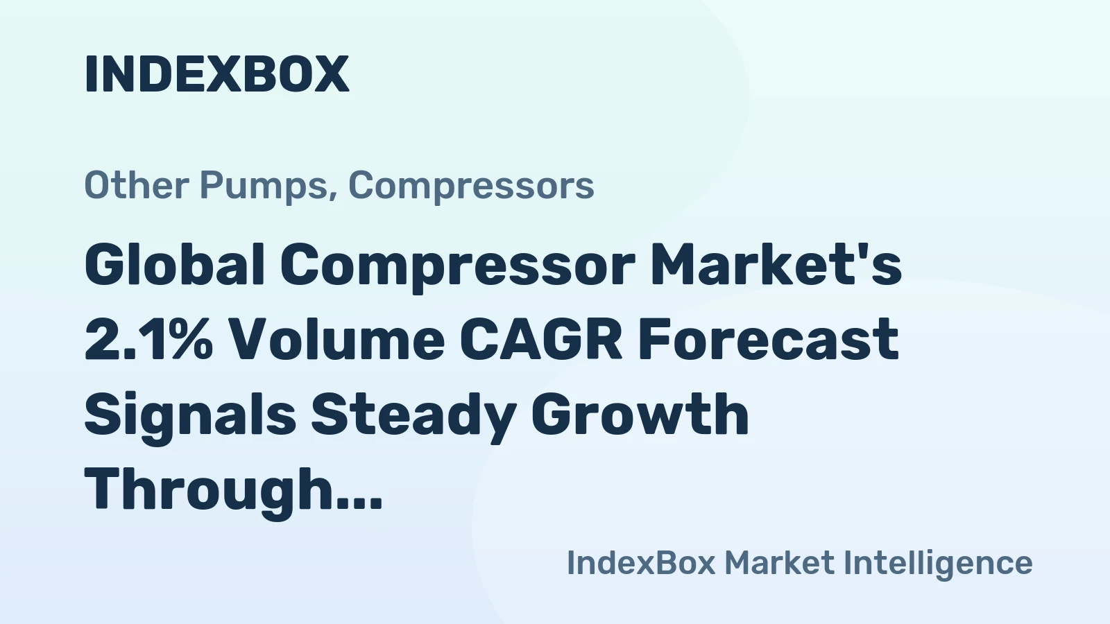 Global Compressor Market's 2.1% Volume CAGR Forecast Signals Steady Growth Through 2035